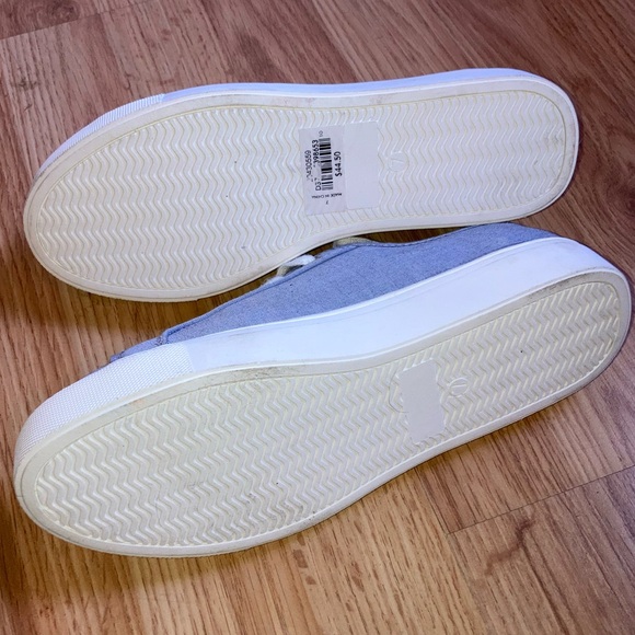 LOFT | Shoes | Nwt Loft Casual Sneakers Chambray Blue Lace Up Sz 7 ...